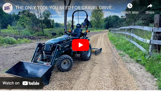How to Use This Tractor Tool to Maintain Your Driveway Tractor Ranch ...