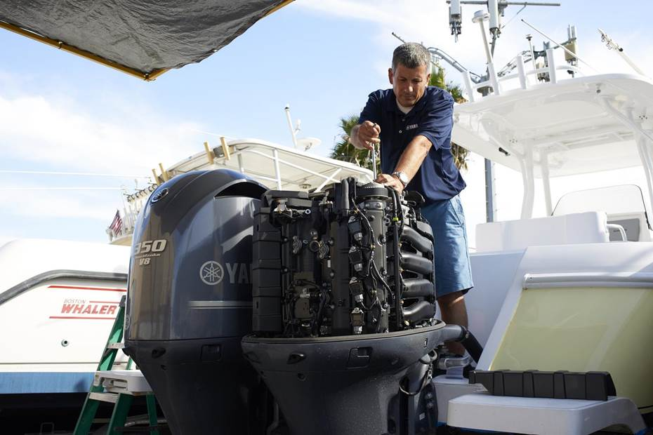 Flushing Yamaha Outboard Enignes Eric's Outboard - Marine Service Inc ...