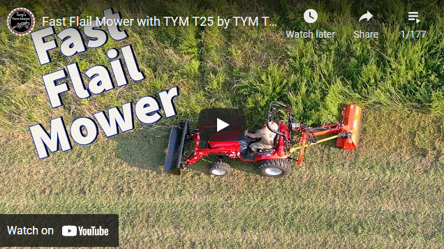 Introducing the Super Fast Titan Flail Mower Used with the TYM Tractors ...