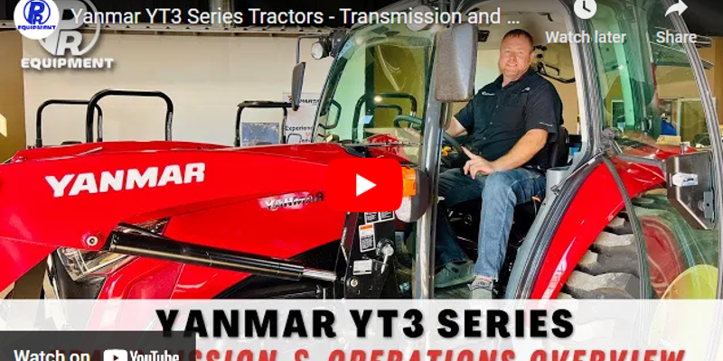 Yanmar YT3 Series Tractor and Transmission Operation Overview Tractor ...