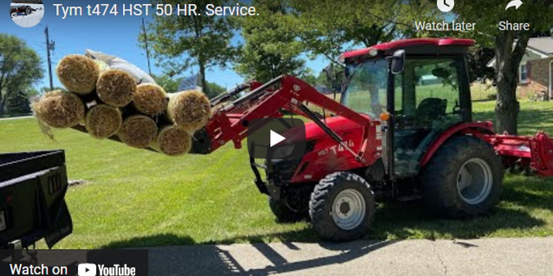 TYM Tractor T474 HST 50 Hour Service Tractor Ranch Company Phoenix, AZ ...