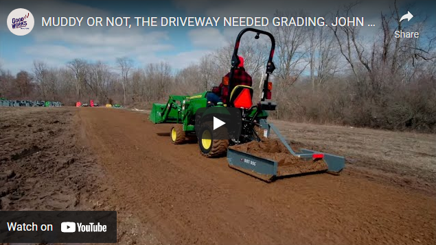 How to Use Your Tractor to Properly Grade a Driveway Tractor Ranch ...