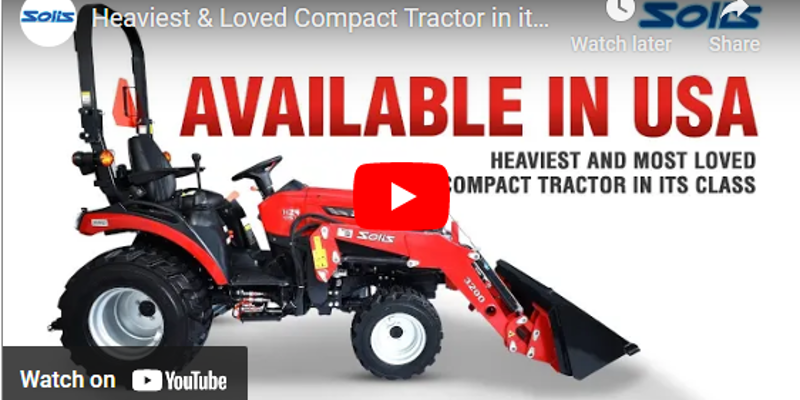 Introducing Solis Tractors Tractor Ranch Company Phoenix, AZ (602) 734-9944